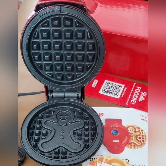Dash | Kitchen | New Dash Mini Waffle Maker Gingerbread Man | Poshmark